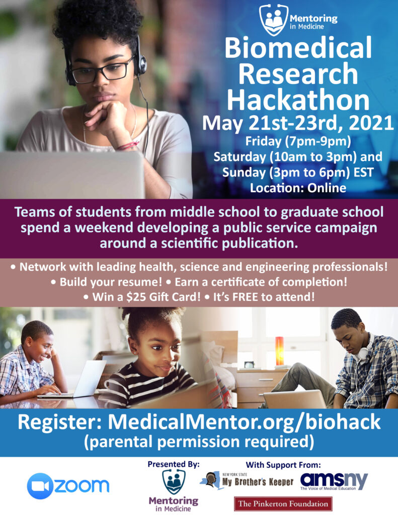 Biomedical-Research-Hackathon-2 - Mentoring In Medicine